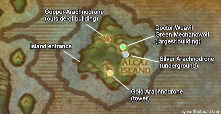 New Mechanical Hunter Pets on Alcaz Island in Patch 7.1 | Eyes of the Beast